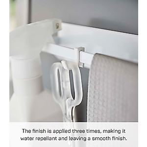 YAMAZAKI Magnetic Kitchen Hanger Home | Steel | Towel Holder, One Size, White