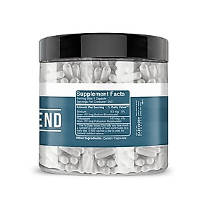 Earthborn Elements Bicarb Blend 200 Capsules, Pure & Undiluted, No Additives