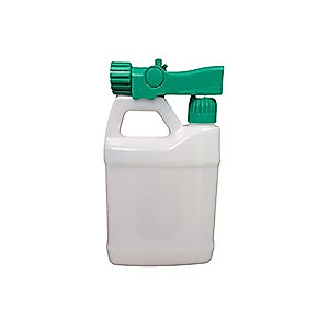 Multi-Use Lawn Hose-End Sprayer 32oz (Pack of 2) Empty Refillable Bottle (Natural, Clear), 30:1 Sprayer, Reusable - Best for Fertilizer, pesticides, herbicides, car wash and Any Other Outdoor Liquid