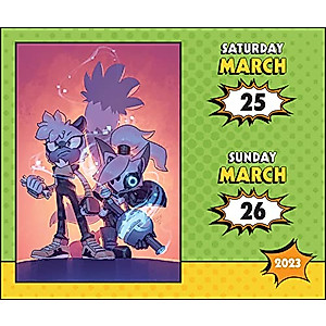 Sonic the Hedgehog Comic Collection 2023 Day-to-Day Calendar