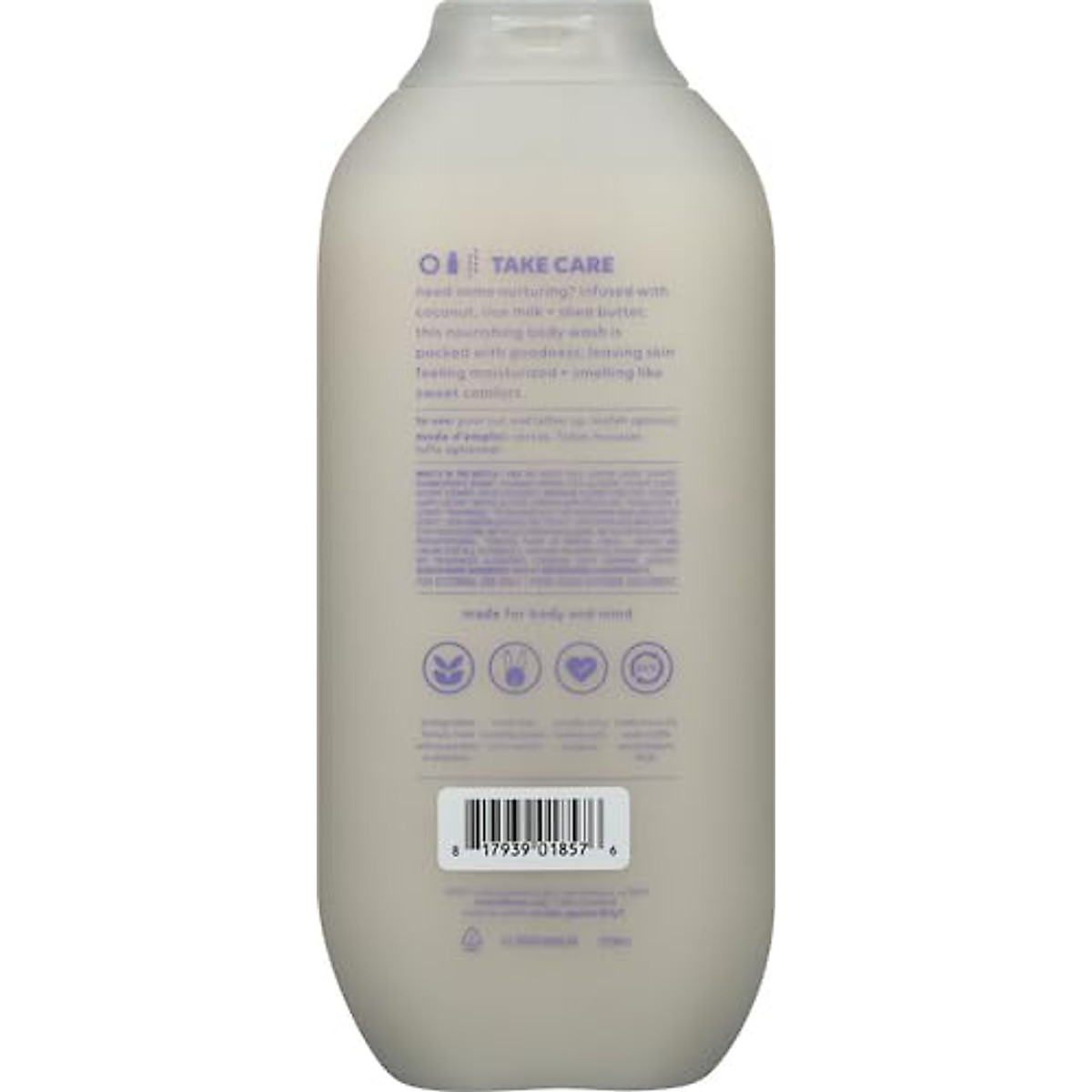 Method Body Wash, Simply Nourish, Paraben and Phthalate Free, Biodegradable Formula, 18 oz (Pack of 1)