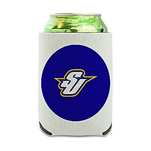 Spalding University Primary Logo Can Cooler - Drink Sleeve Hugger Collapsible Insulator - Beverage Insulated Holder