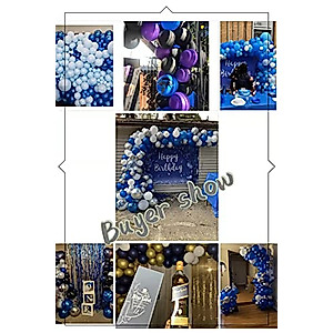 Royal Blue Balloons,Blue balloons for Party Decoration Wedding Baby Shower Graduation Decoration.12 inch Latex Birthday Balloons 100 pack