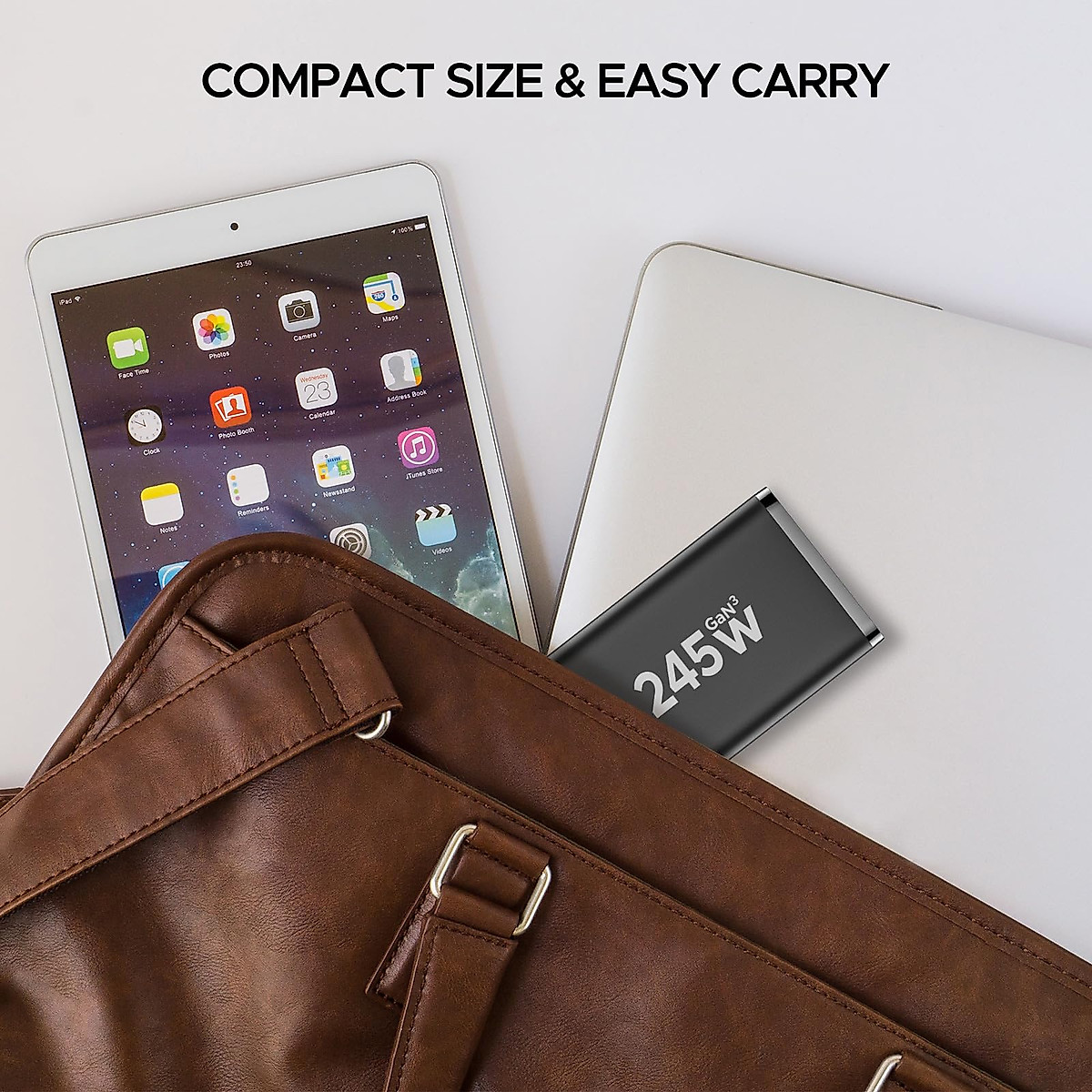 245W GaN USB C Charger, 140W 100W PD 3.1 Charger for MacBook Pro 16-inch, 4-Port Laptop/Tablet Fast Charging Adapter for MacBook Pro/Air, Dell XPS, iPad Pro/Air, iPhone 15/14/13 Series, etc.