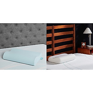 TEMPUR,Ergo,Cooling,Neck,Pillow,Memory Foam,Medium,Firm & TEMPUR-Ergo Neck Pillow Firm Support, Medium Profile, White