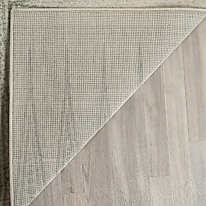 SAFAVIEH Evoke Collection 3' x 5' Ivory / Silver EVK226Z Boho Non-Shedding Living Room Bedroom Accent Rug