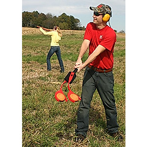 MTM EZ-DT-40 EZ-Double Throw Clay Target Thrower, 31", USA Made, Black
