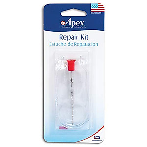 Apex Glasses Repair Kit - Eyeglass Repair Kit with Small Screwdriver ,Eyeglass Screws, Magnifying Glass, Screw Guide, & Storage Pouch - Universal Eyeglass Repair Kit for Reading Glasses, & Sunglasses