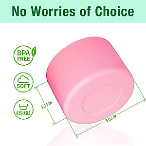 Stanley Silicone Boot 40 oz Silicone Boot Pink Bottom Quencher Handle Accessories for Tumbler IceFlow 30 oz, Protective Sleeve Cover 2Pcs