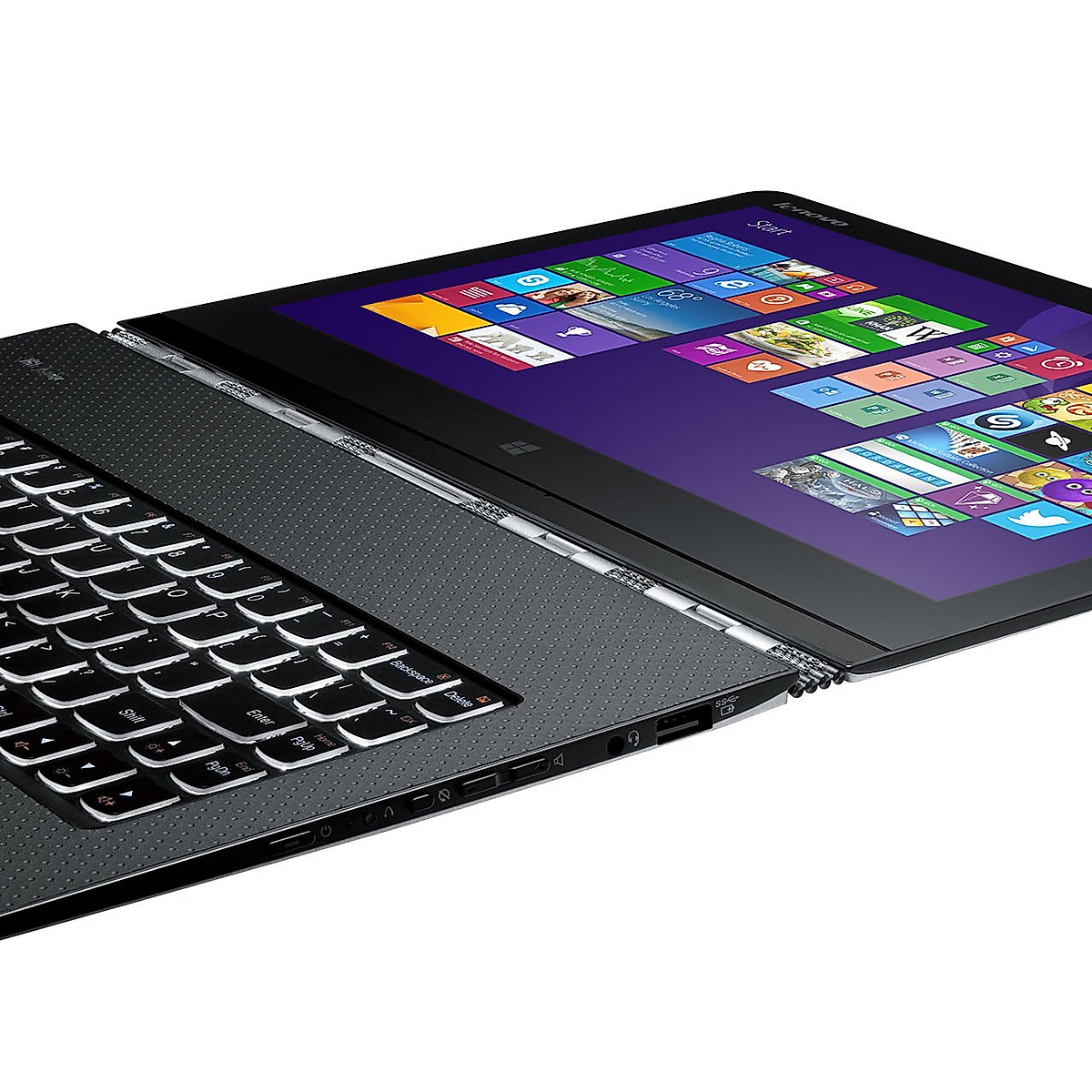 Lenovo Yoga 3 Pro - 13.3" QHD Touchscreen Convertible Laptop - Intel M-5Y71, 8GB RAM, 256GB SSD, Intel HD Graphics, Windows 10 - Silver