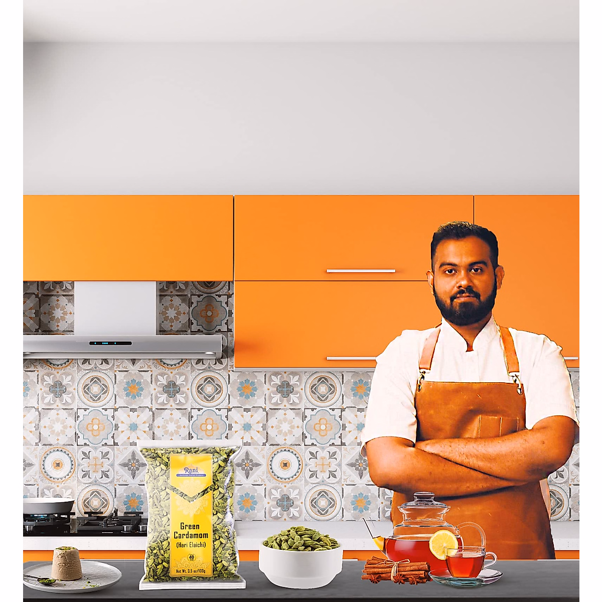 Rani Green Cardamom Pods Spice (Hari Elachi) 3.5oz (100g) ~ All Natural | Vegan | Gluten Friendly | NON-GMO | Product of India