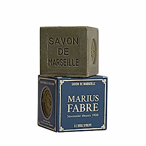 Wholesome Rock Marius Fabre Marseille Soap, 72% Olive Oil - Pack of 2 X 400g