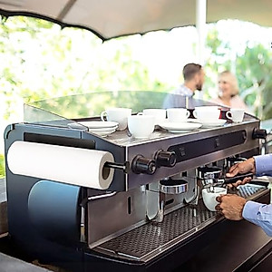 RedCall 2 Pack Magnetic Paper Towel Holder for Fridge,Black Kitchen Towel Holder for Refrigerator/BBQ Grills/Griddles Toolbox/RV,Powerful Magnetic Towel Bar,Kitchen Bathroom Organizers and Storage