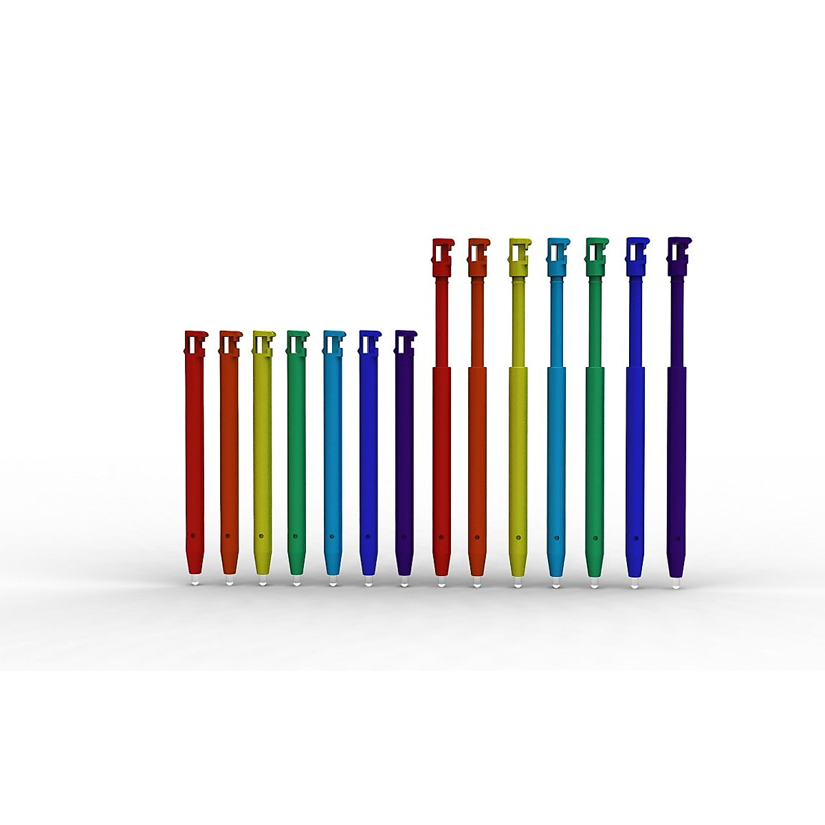 Stylus X-tend Pack - Rainbow for 3DS