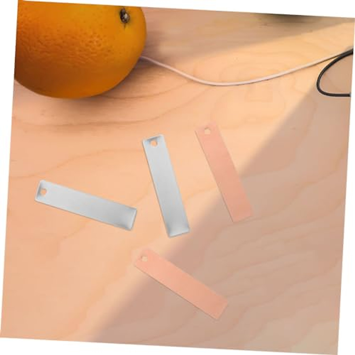 HEMOTON 8 Pairs Zinc Anode Copper Plate Zinc Copper Fruit Battery Experiment Supplies Anode for Zinc Electroplating