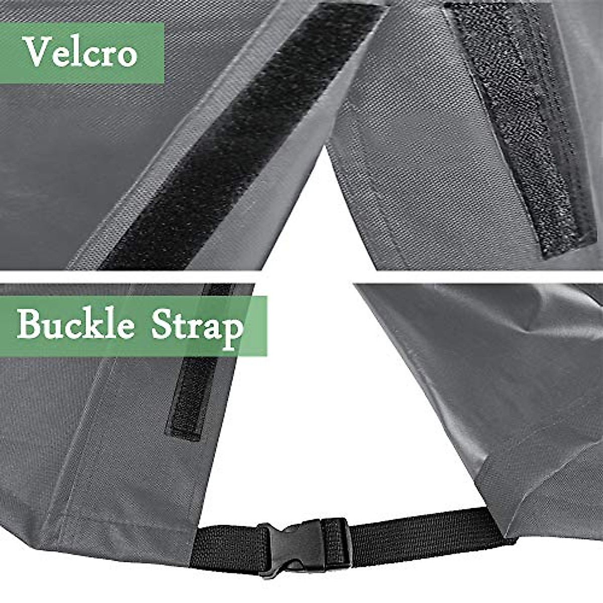 AKEfit Generator Cover for 5500-15000 Watt Portable Generators, Waterproof Heavy Duty 600D Oxford Fabric Universal Cover, UV Protection Windproof Portable Generator Cover Large 28x38x30 inch, Gray