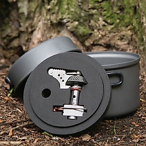 Kovea Solo Lite Titanium Stove with High Purity Hard Anodizing Cook Set