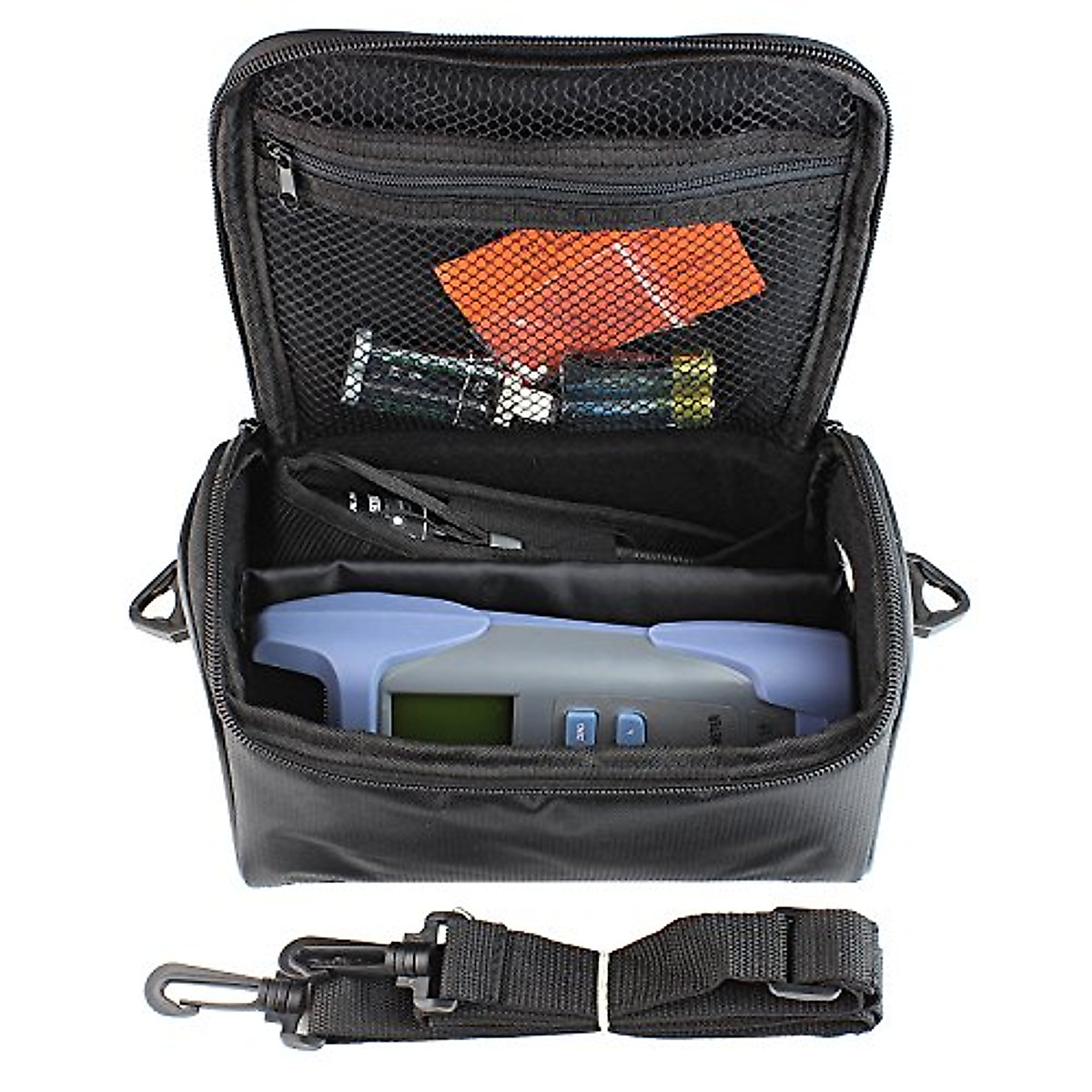 Fiber Optic Cable Tester FC SC & 2.5mm 30mV Visual Fault Locator with Sc,Fc Connector and Shoulder Toolkit