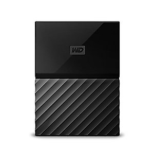 WD 2TB Black My Passport  Portable External Hard Drive - USB 3.0 - WDBYFT0020BBK-WESN