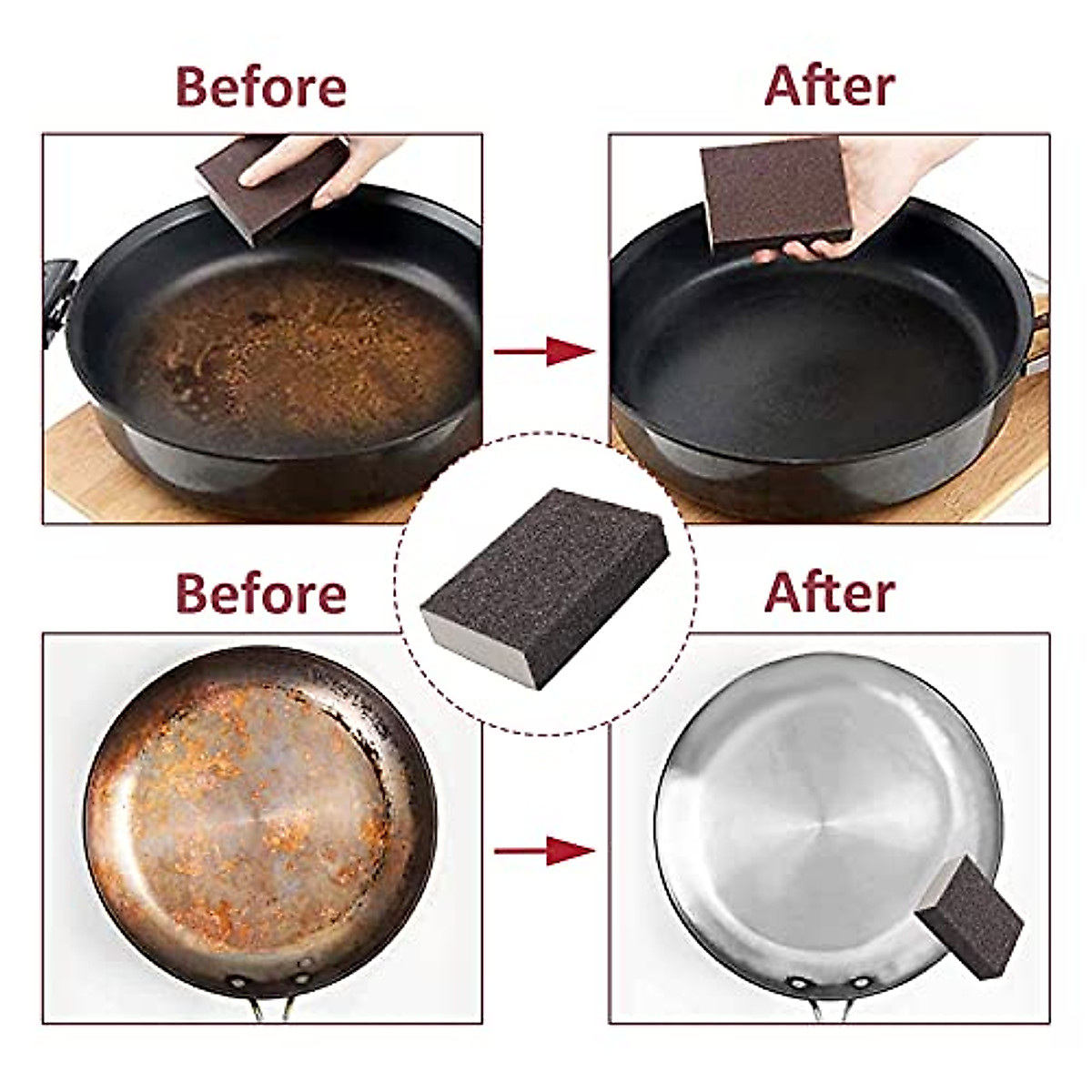 Jersvimc 36 Grit Coarse Sanding Block - 12Pcs, Wet Dry Sanding Sponge Foam Sandpaper Block Washable & Reusable Sandpaper Sponge for Drywall Wood Plastic Metal Furniture