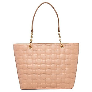 Anne Klein womens E/W Anne Klein Quilted E W Tote, Dusty Rose, One Size US