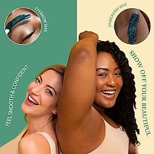 Maxpearl Hard Wax Beads, 300g Hair Removal Wax Beans for Brazilian Bikini, Face, Eyebrows, Underarms, Arms, Chest, Back, Legs, Pack of 3