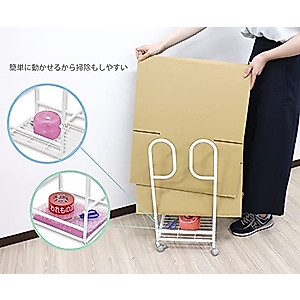 Azwil DBS01 Cardboard Stocker, White, Casters