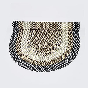 Colonial Mills Marin Braided Rug, 4x6, Gray