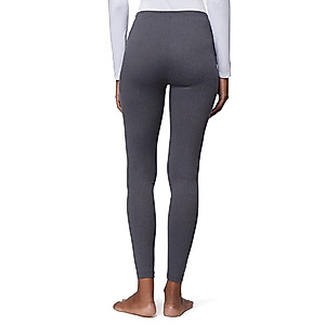 32 Degrees Heat Womens Ultra Soft Thermal Lightweight Baselayer Legging Pant, Charcoal Heather, Small