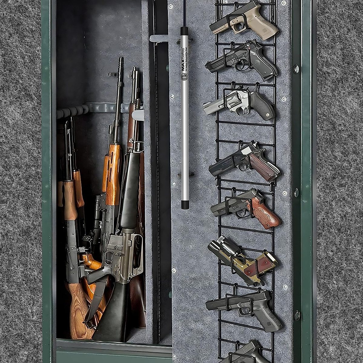 MAXSafes Gun Safe Dehumidifier Rod, Dry Rod - Easy Installation Plug-in Electric Dehumidifier Eliminates Moisture for Gun Safes & Cabinets, ETL Approved (12in)