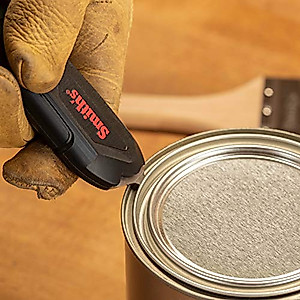 Smith's 51243 EdgeWork-Site Fixed Blade Knife, Black