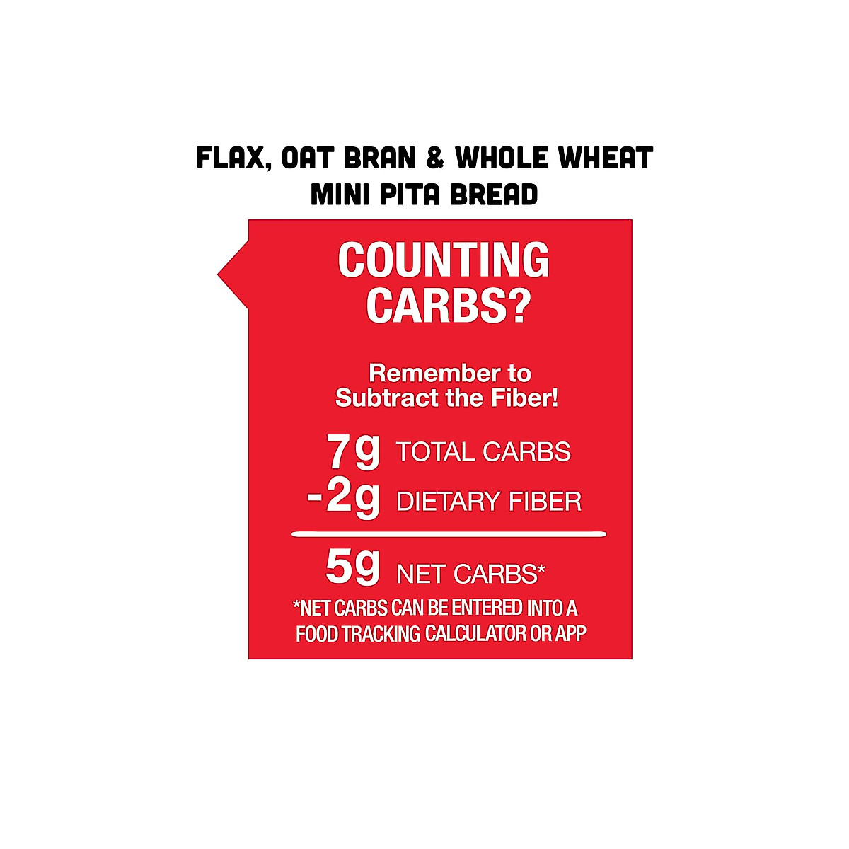 Joseph's Low Carb MINI Pita Bread 3-Pack, Flax, Oat Bran and Whole Wheat, 5g Carbs Per Serving, Fresh Baked (8 Per Pack, 24 MINI Pita Breads Total)