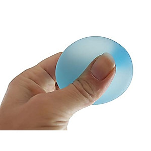 Set of 6 Smaller 1.5" Sugar Balls - Thick Glue/Gel Stretch Ball - Ultra Squishy and Moldable Slow Rise Relaxing Sensory Fidget Stress Toy