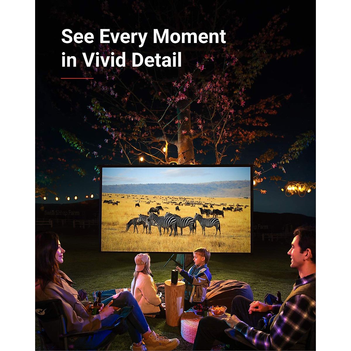  Nebula Capsule, by Anker, Smart Portable Wi-Fi Mini Projector, 100 ANSI lm Pocket Cinema, DLP, 360° Speaker, 100" Picture, 4-Hour Video Playtime, and App-Watch Anywhere (Renewed) 