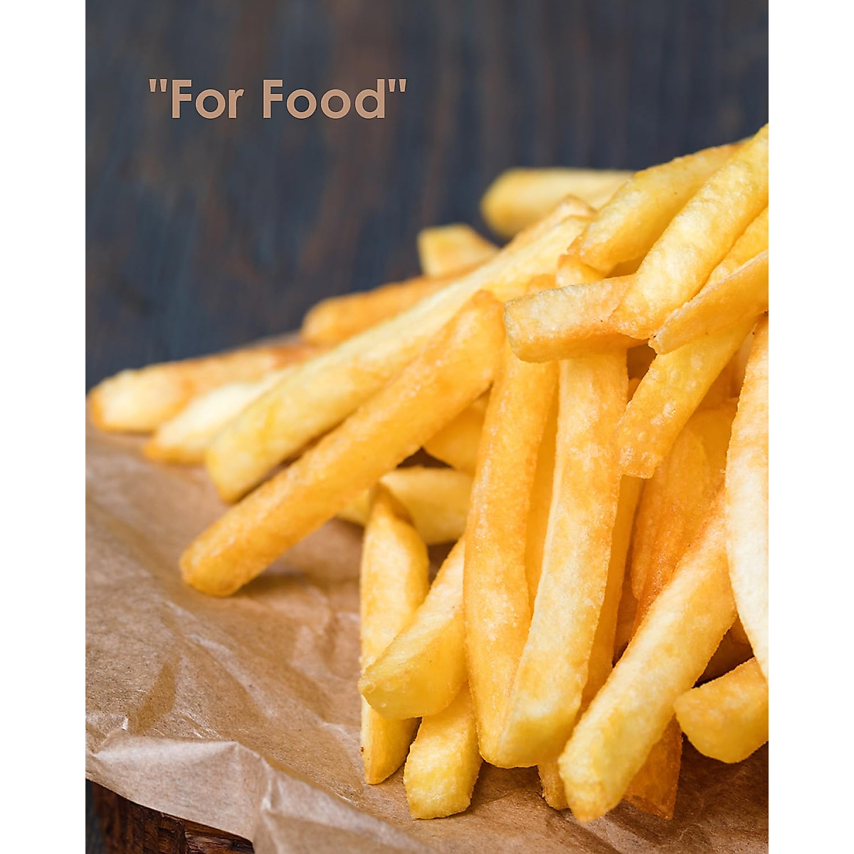 BakeChoice 12" x 12" Parchment Paper Square Kraft Deli Wrap Sheets (100 Pack) - Food Liners for Trays, Baskets - Ideal for Air fryer, Oven, Microwave, Restaurant Supplies for Sandwiches, Fried Snacks