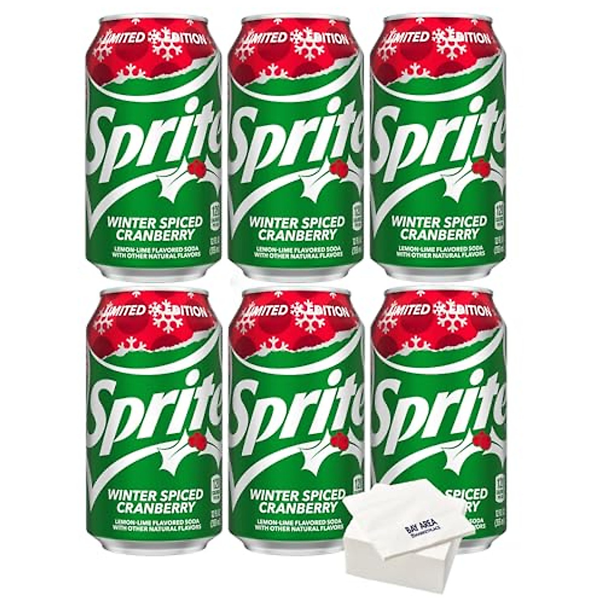 Sprite 12 oz. can (Pack of 6) (Winter Spiced Cranberry 6pk.)