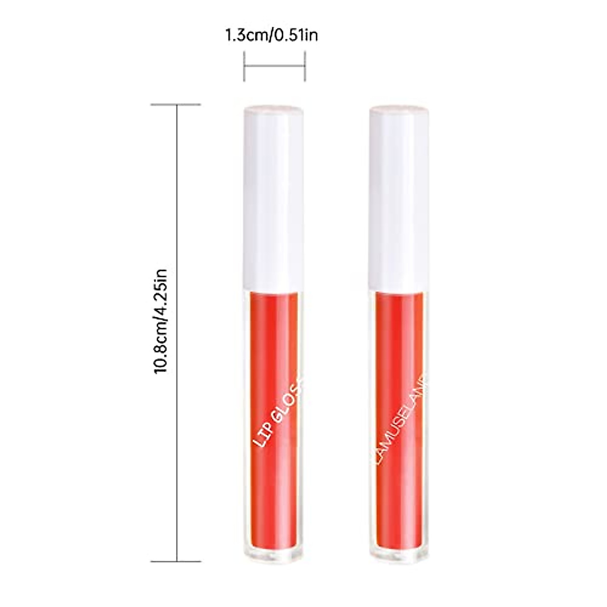 JDEFEG Makeup Mat Liquid Lipstick Lip Plumper Makeup Kit Long Lasting Velvet Lip Gloss Pigmented Lip Makeup Gift For Girls And Women 3Ml Sexy Lip Scrub(A)