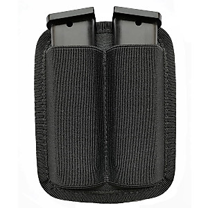 Gun Holster/Double Magazine Pouches for Concealed Carry, Waistband Pistol Holster, Men/Women Universal Handgun Holster for Right/Left Hand (Black)