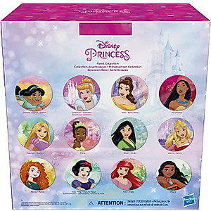 Disney Princess Royal Collection, 12 Royal Shimmer Fashion Dolls with Skirts and Accessories, Toy for Girls 3 Years Old and Up (Amazon Exclusive)