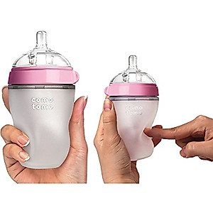 Comotomo Natural Feel Bundle - 2 Items (Pink, 5oz + 8oz)