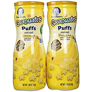 Gerber Graduates Puffs Cereal Snack Banana