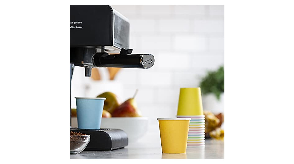 300 Count Small Paper Cups - Durable, Colorful & Leak-Proof