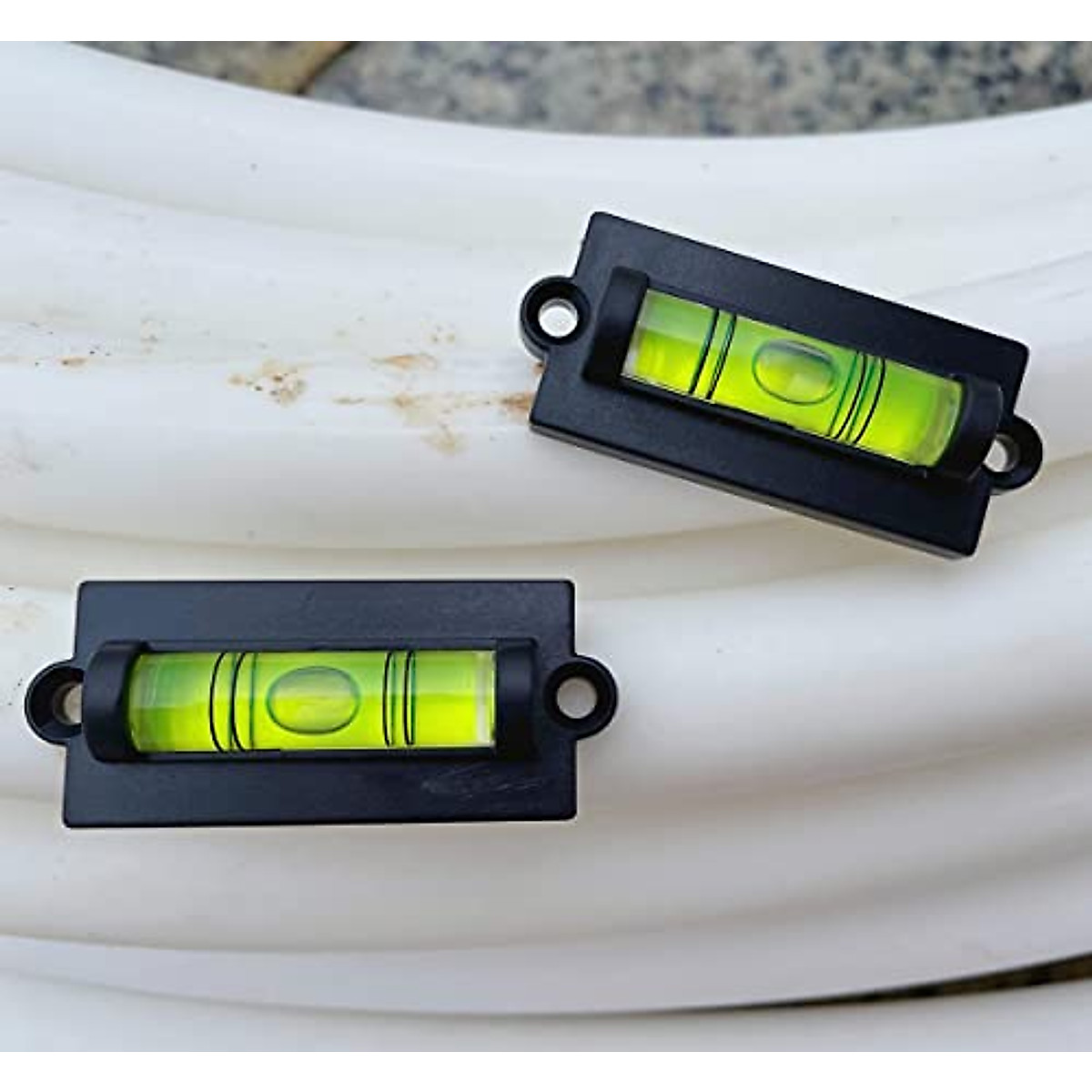 5Pcs RV Standard Level with Mounted Ear Bubble Spirit Levels for Leveling Camper, RV Travel Trailer, Car Camping, Turntable, TV Mounts, Phonograph, Tripod