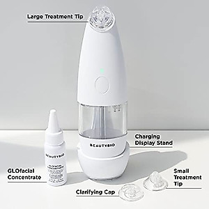 GLOfacial Hydro-Infusion Deep Pore Cleansing + Blue LED Clarifying Tool