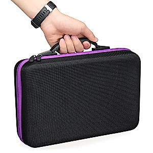 60 Bottle Essential Oil Storage Organizer Carrying Case, Essential Oils Holders Organizer Essential Oil Bag Holds 5ml 10ml 15ml Oils Bottle,Compatible with do Terra,Young Living,Vallejo,Army Painter