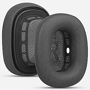 Premium Replacement Ear Cushions for Apple AirPods Max Headphone, Protein Leather Memory Foam Earpads (Gray)