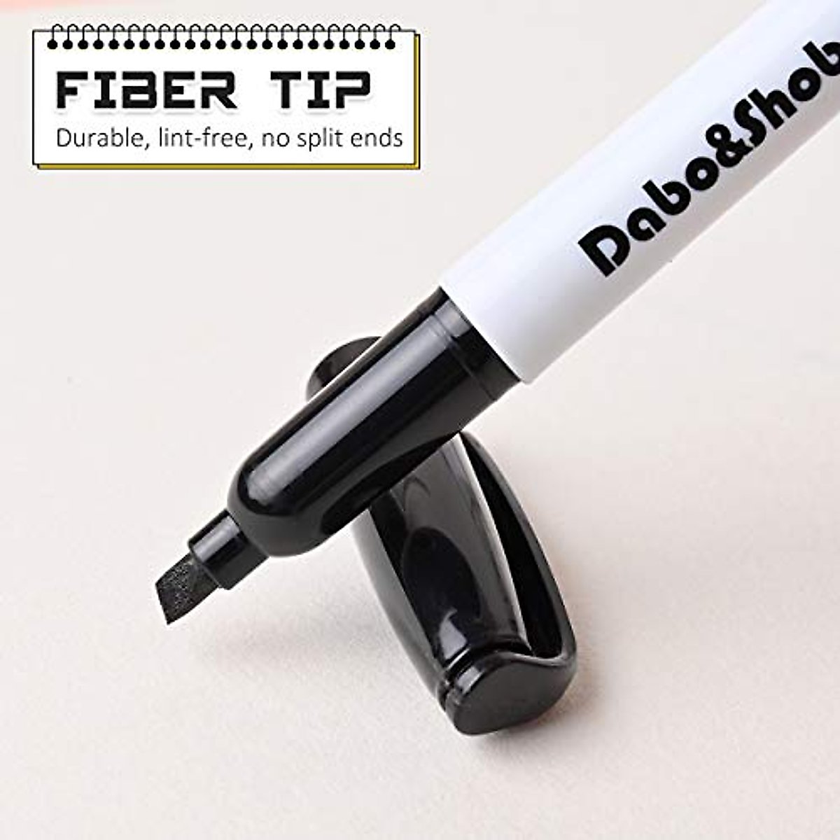 Dabo&Shobo Dry Erase Markers, （80 Count, Black,Chisel Tip）-White Board Markers Dry Erase，Whiteboard Pens ，Very Suitable for Writing on The School、 Office 、Home Dry Erase whiteboard Mirror Glass