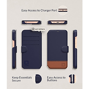 LUPA iPhone 11 Pro Wallet Case for Men & Women - Faux Leather Flip Phone Case with Card Holder for Apple iPhone 11 Pro - Desert Sky