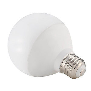 Maxxima G25 LED Light Bulbs - 450 Lumens, 2700K Soft White Light, 40 Watt Equivalent, Featuring an E26 Base for Indoor Use, Perfect Globe Bulbs for Bathroom Vanity Makeup Mirror - 6 Pack