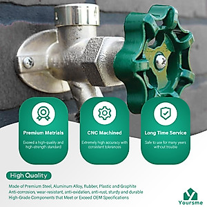 C-144KT-807 Complete Wall Hydrant Faucet Service Repair Kit for Prier C-144 C-244 Series Wall Hydrant Anti-Siphon Freezeless Faucet Repair Kit